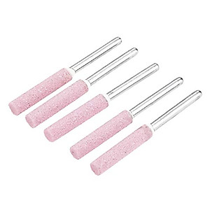 Replacement Part for M.C 5Pcs Chainsaw Sharpener Burr Grinding Stone File 3/16" 4.8mm Chain Saw Sharpening for Metal Polishing Chainsaw Sharpening