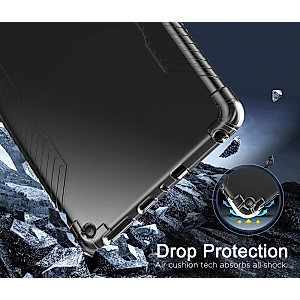 MoKo Case for All-New Amazon Kindle Fire HD 8 & 8 Plus Tablet (10th Generation-2020 Release) 8", Ultra Clear Soft Flexible Transparent TPU Skin Bumper Back Cover Shell, Clear