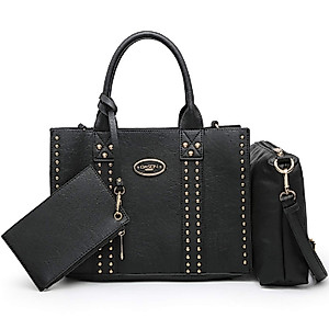 Dasein Purses Handbags for Women Tote Wallet Set Top Handle Satchel Shoulder Hobo Bag 3pcs