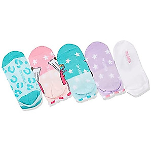 L.O.L. Surprise! girls Lol Surprise! 5 Pack No Show Socks, Assorted Pastel, Fits Sock Size 6-8.5 fits Shoe Size 7.5-3.5 US