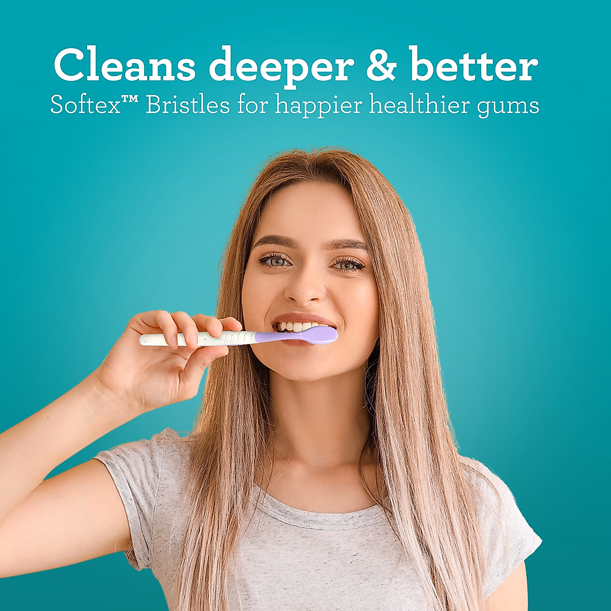 GuruNanda Butter On Gums Toothbrush with 8000+ Softex Bristles, Ultra Soft Bristles for Sensitive & Receeding Gums, Perfect for Whiter Teeth, 24 Count