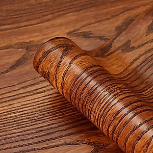 practicalWs Wood Grain Contact Paper Peel and Stick Wallpaper Removable Wall Paper Decorative Cabinet Vinyl Wrap PVC 15.8''×78.7''