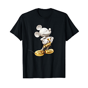 Disney Gold Mickey Mouse Pose,Short Sleeve T-Shirt