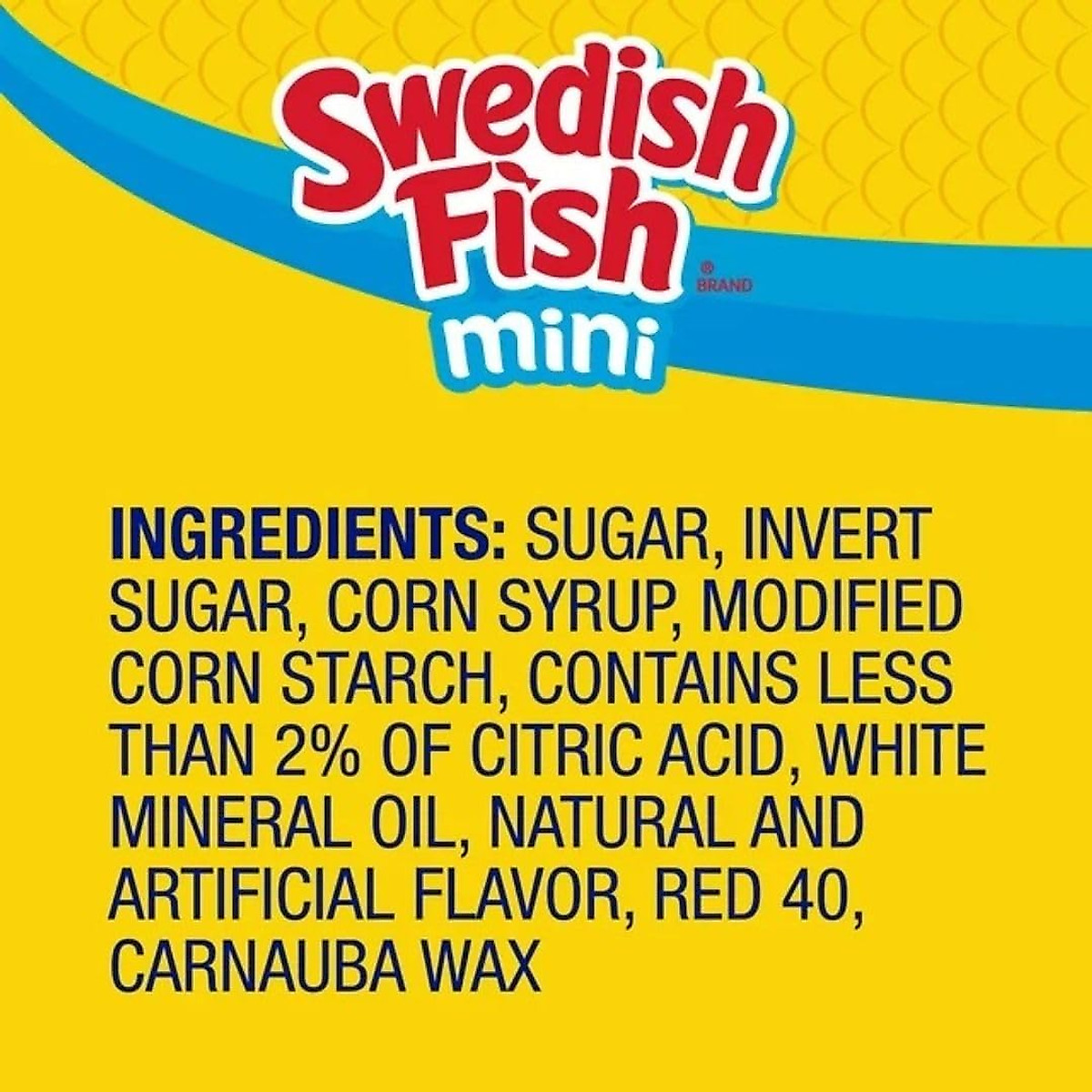 Swedish Mini Fish Candy Soft & Chewy - 3 Pound Bulk Pack of Red Swedish Fish