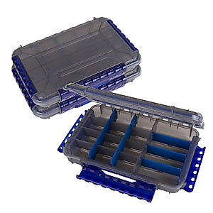 Flambeau Outdoors Zerust MAX WP4005ZMP Waterproof Tuff Tainer - 3-PK Bundle, Smoke Gray