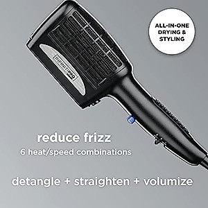 INFINITIPRO BY CONAIR 3-in-1 Styling Hair Dryer, 1875W Hair Dryer with Ceramic Technology and 3 Attachments