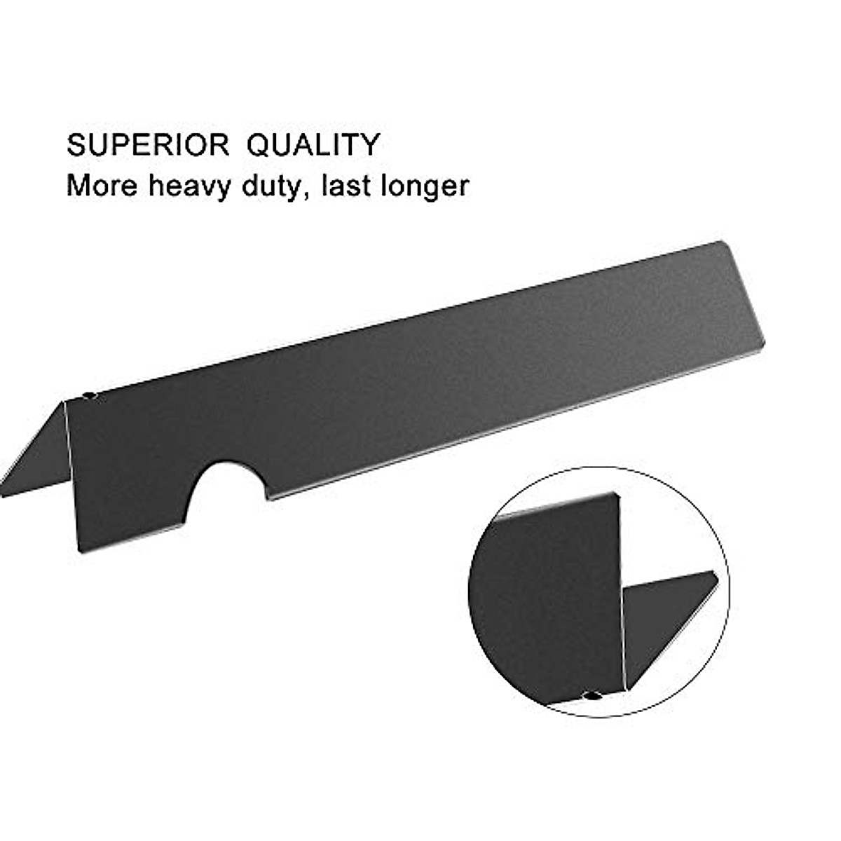 Outspark 66033 Grill Flavorizer Bars for Weber Genesis II E-410/LX E-440 S-440 Series Gas Grills,Replacement Parts for Weber Genesis II 400 Series,66796 66030 Flavor Bars(7 Pack Porcelain Enameled)