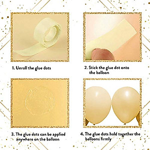 Balloon Garland Kit, (134 pcs) Balloon Arch Kit Silver, Gold and White, Baby Shower Party Balloons Balloon Tape, Balloon Arch Strip for Wedding, Graduation Gender Reveal, Balloons Party Decorations