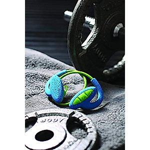 BoomPods Sportpods 2 in-Ear Bluetooth Sport Headphones (Blue/Green) Wireless Workout Earbuds - Powerful Bass - Sweatproof - Ergonomic Ear Tip