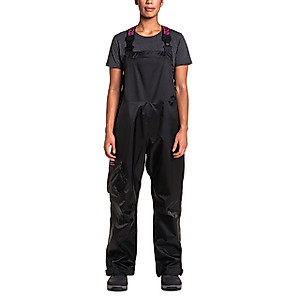 Grundéns Women's Weather Watch Bib | Updated | Waterproof, Stain-Resistant, Black, Medium