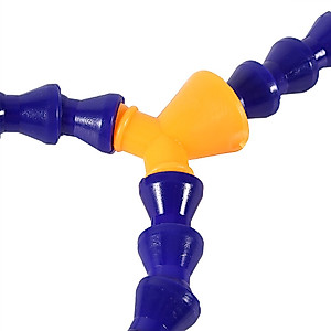 Fafeicy Mist Cooling Spray System Bidirection Tube + Valve Engraving Machine Cooling Sprayer for 8mm Air Pipe CNC Lathe