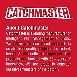 Multi-Catch Mouse Trap by Catchmaster - 3 Count, Ready to Use Indoors & Outdoors. Glue Adhesive Sticky Board Metal Long-Lasting Reusable Simple Humane Non-Toxic Pet-Safe Child-Safe