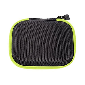 CaseSack case for ZOLEO Satellite Communicator, Black with Green Zip to Match ZOLEO, mesh Accessory Pocket (Black with Green Zip)