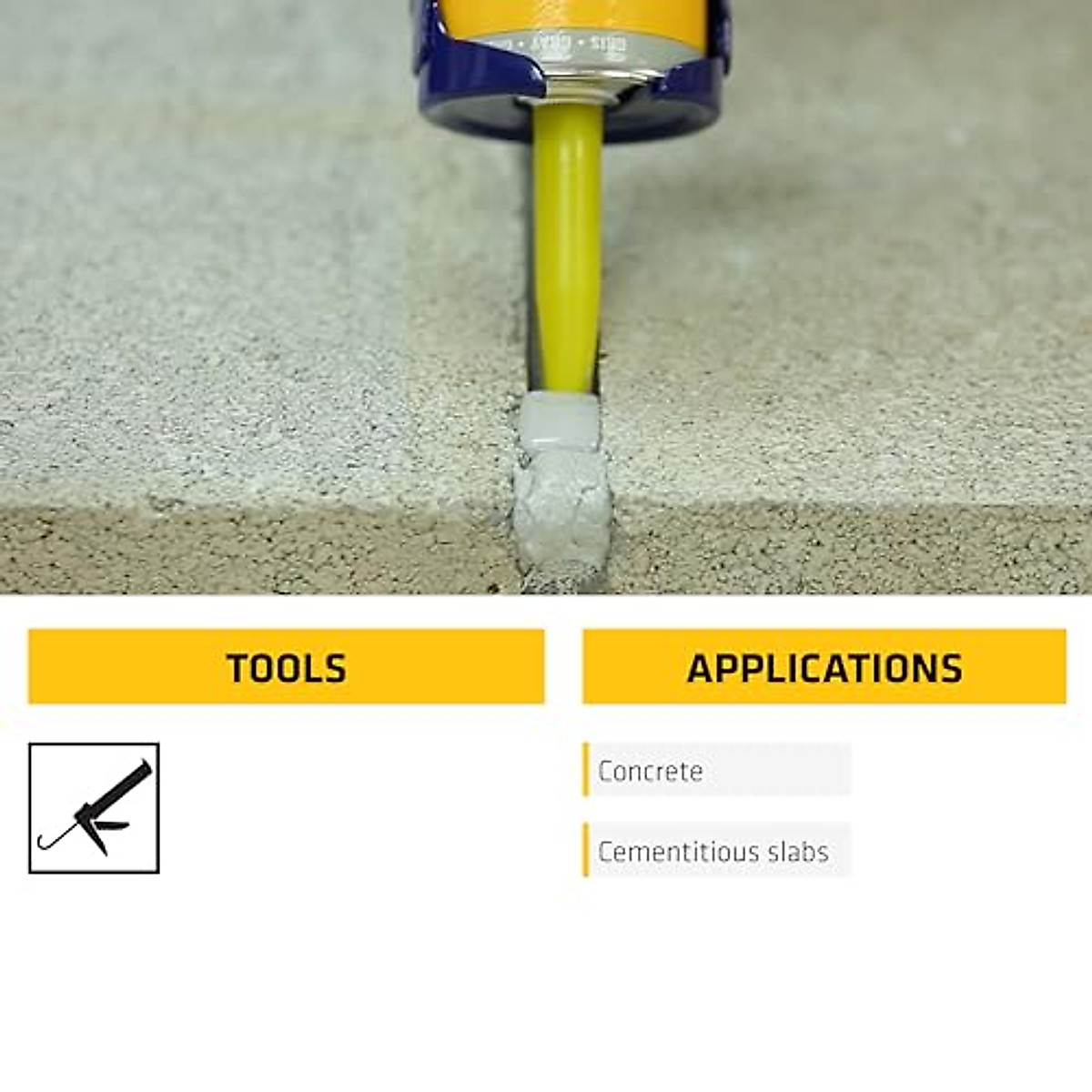 Sikaflex Self Leveling Sealant, Gray, polyurethane with an accelerated curing capacity for sealing horizontal expansion joints in concrete, 29 fl. oz Cartridge
