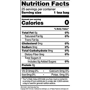 Wild Cherry Bark Tea (25 tea bags, ZIN: 514025)