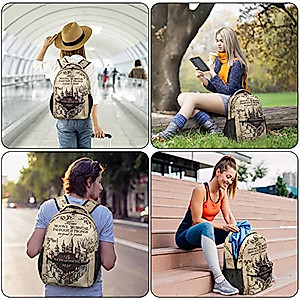 Greenfi 17 Inch Travel Laptop Backpack School Backpack Bag Bookbags Travel Bags Lightweight Backpack for Women Men