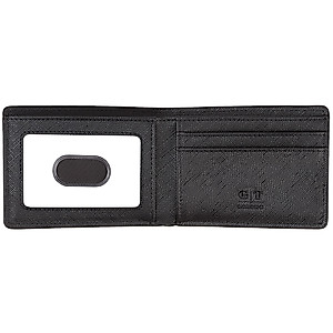 Gostwo Slim Wallet for Men Minimalist Leather ID Window Front Pocket Bifold Wallet