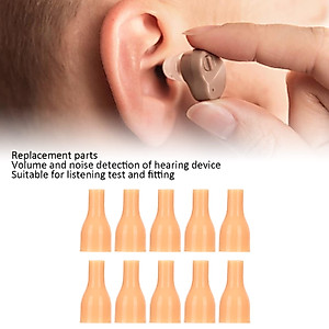 Hearing Test Stethoscope Tube Adapter, 10 Pieces Silicone Tube Adapter Spare Part Accessory Spare Part Accessory for Hearing Test Stethoscope for Hearing