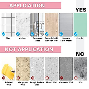 FLCITY Sweet Heart Shower Caddy with 4 Hooks, 2pcs No Drilling Self Adhesive Shower Organizer Shelf, Stainless Steel Bathroom Shower Shelf, Rustproof Shower Rack for Bathroom Kitchen Storage