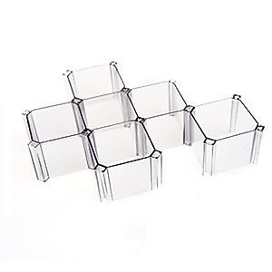 TJLSS DIY Drawer Divider Household Honeycomb Storage Organizer Partition Board for Socks Underwear Grid Drawer Compartment