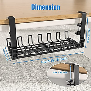 BIWIST Under Desk Cable Management Tray