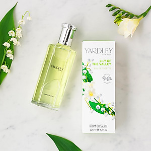 Lily of The Valley by Yardley of London for Women Eau De Toilette Spray, 4.2 Ounce
