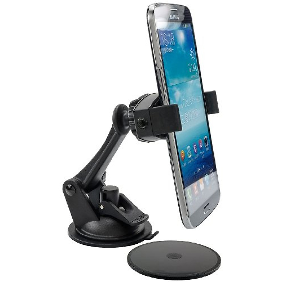 Arkon Car Mount Phone Holder for iPhone X iPhone 8 7 6S Plus 8 7 6S Galaxy S8 S7 Note 8 7 Retail Black