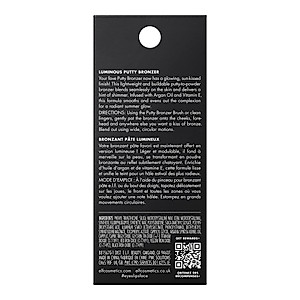 e.l.f. Luminous Putty Bronzer, Lightweight Putty-to-Powder Bronzer For A Radiant, Glowing Finish, Highly Pigmented, Vegan & Cruelty-Free, Summer Fridays