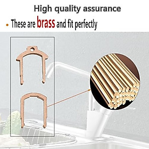 BKIFU 96365 Retainer Clips Replacement Part for Moen,fits Moen 1200 & 1225,1225b cartriges Retainer Clips,for Moen Shower Valve Retainer Clip.