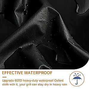 Jiesuo 36 inch Griddle Cover for Blackstone, 36 inch Flat Top Griddle Station Cover, Heavy Duty Waterproof Blackstone Griddle Cover 36 Inch