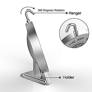 KT THERMO 3" Large Oven Thermometers NSF Accurately- Large Rotary Hook & Easy to Read Large Reading Number Shows Marked Temperature for Kitchen Food Cooking