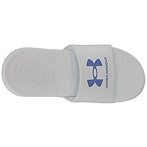 Under Armour Girls' Ansa Fixed Strap, (103) Gray Mist/Gray Mist/Baja Blue, 5, US