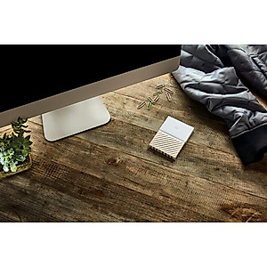 Western Digital WD 1TB My Passport Ultra Portable External Hard Drive - USB 3.0 - White-Gold - WDBTLG0010BGD-WESN (Old Generation)