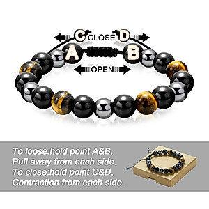 Sereney Easter Basket Stuffers for Teens Boys Son To My Son Bracelet from Dad Mom as Adjustable Protection Bracelet Boys Easter Gifts for Adult Son Young Men Teens as Happy Birthday Son Gifts from Mom