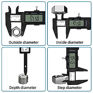 Digital Height Gauge Vernier Caliper - 2-in-1 Measuring Tool with Inch/Metric/Fraction Conversion, Large LCD Screen, 0-3 Inch/0-80mm Range, and Auto-Off Feature for Precision Measurements