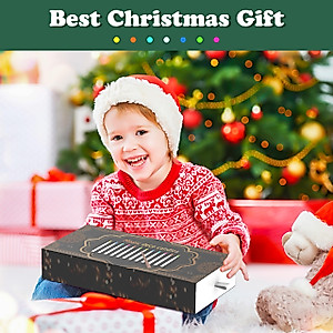 Color Changing Floating Candles with Magic Wand Remote, Christmas Decorations Magical Hanging Candles, 12Pcs Flameless Taper Candle with Multi-Color Battery Operated Window Candles for Christmas Decor