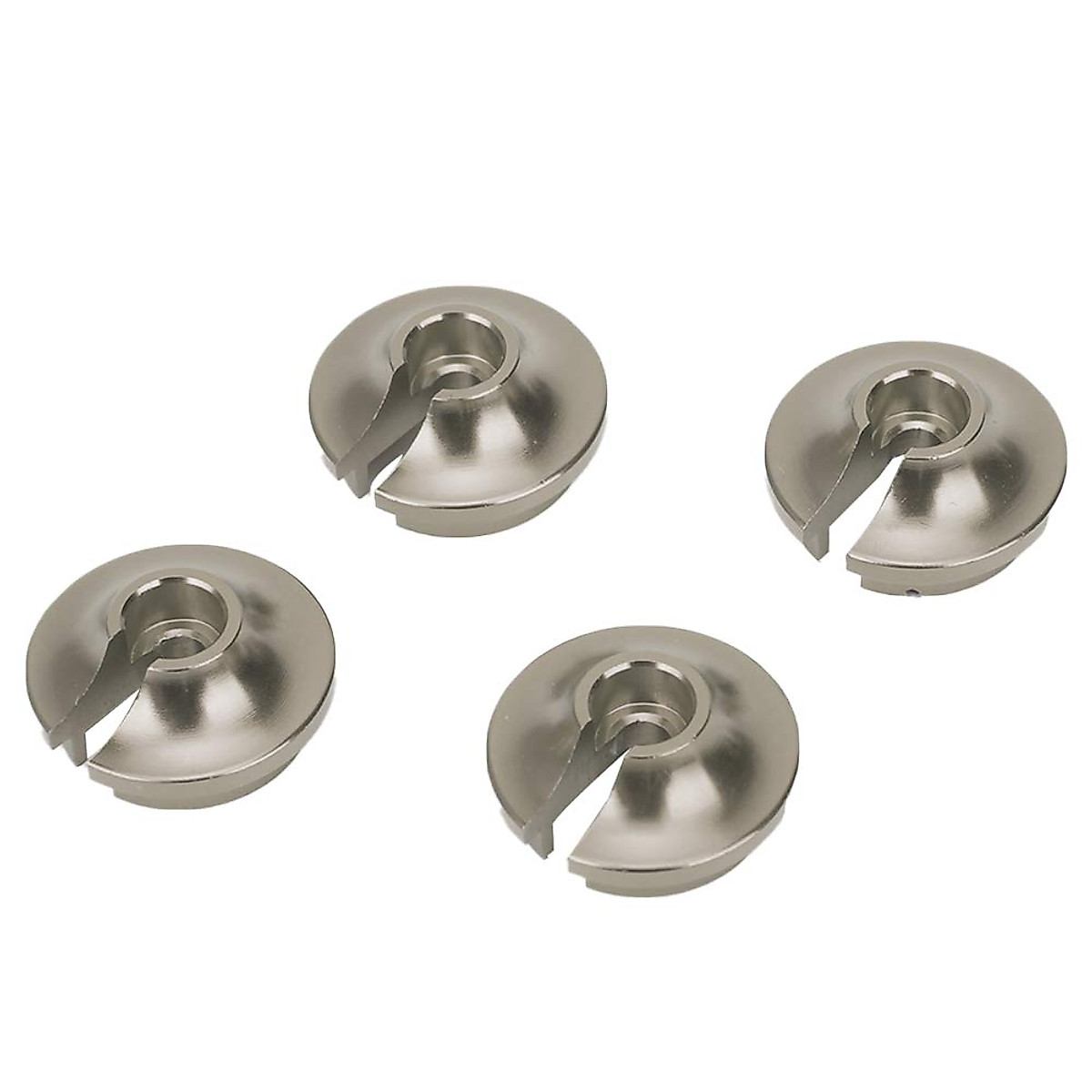 4Pcs Spring Retainers, Light Weight Aluminum Shock Retainers with Piston Heads RC Car Upgrade Accessory Fit for TRXXAS SLASH 2WD RC Car Upgrade Accessory 3768(BT color) Rpm Spring Retainers