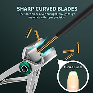 VANWIN Nail Clippers for Thick Nails, 16mm Wide Jaw Opening Oversized Toenail Clippers Cutter with Sharp Curved Blade and Nail File, Heavy Duty Stainless Steel Fingernail Clippers for Seniors Elderly