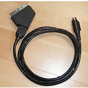 SN-RIGGOR Replacement 1.8M Scart Lead Cable Scart AV Cable for Sega Saturn RGB Scart For Sega Saturn