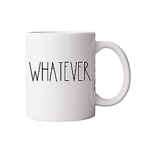 YOUR TEXT HERE Custom Rae Dunn Inspired 15oz Ceramic Mug | One or Two Sided Text