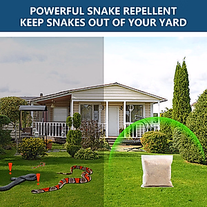 FfordHome Snake Repellent for Yard Powerful, Snake Away Repellent for Outdoors, Snake Repellent for Outdoors Pet Safe,Keep Snakes Away Repellent for Yard, Rattlesnake Repellent for Home