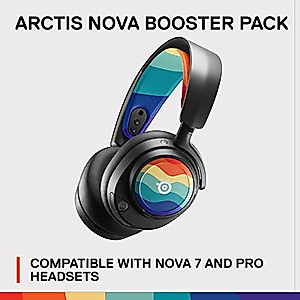 Arctis Nova Booster Pack - for Pride Limited Edition - Gaming Headset Accessory - Nylon Headband - Customize with Unique Speaker Plates - Rainbow Design