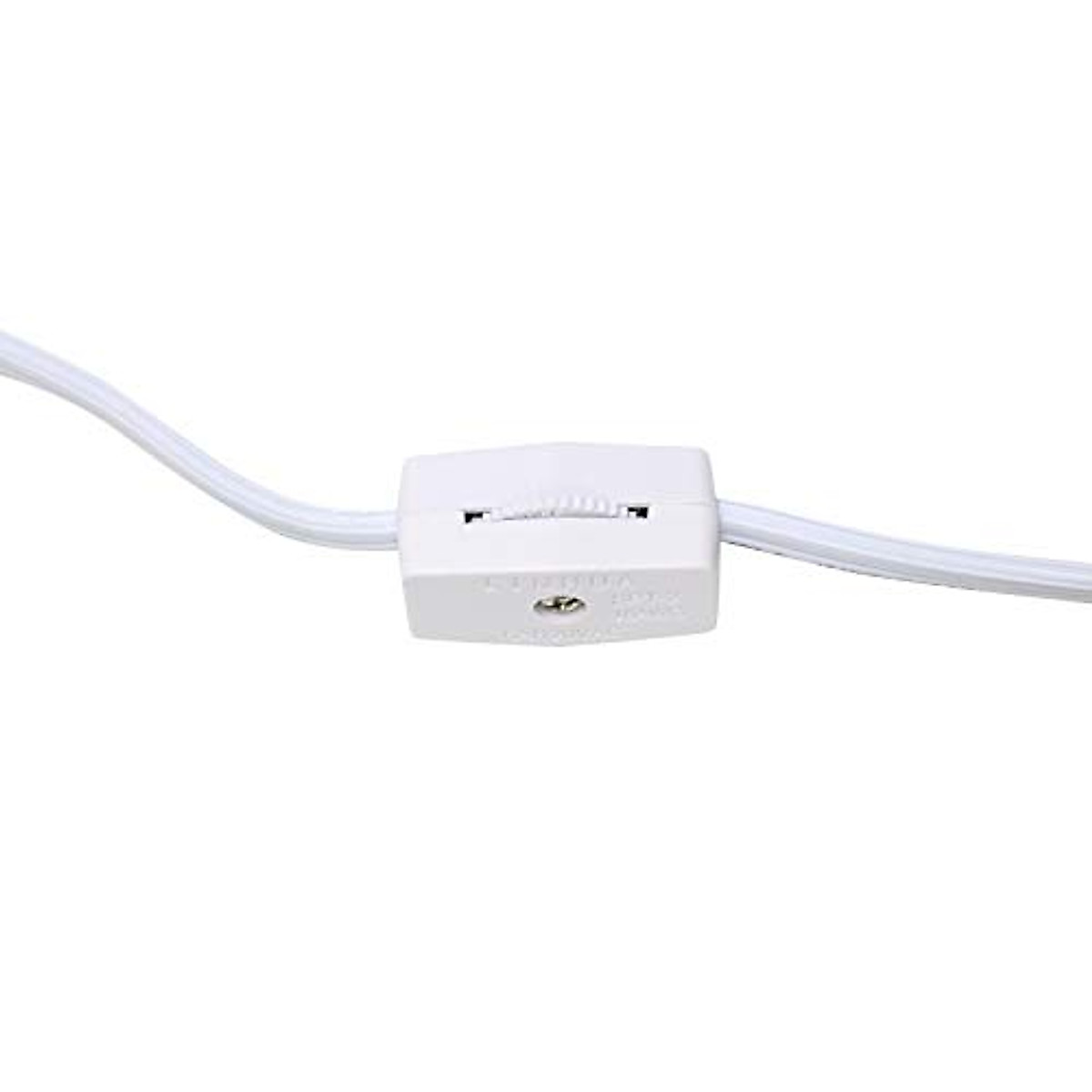 Simple Designs LT2071-WOB Mini Petite White Gray Marbled Ceramic Bedside Table Lamp with Black Shade