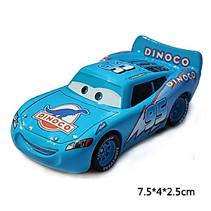 Hannaier Car Story Toy car, Lightning McQueen die-Casting Memorable Moments Series Toy car (Sally), Small