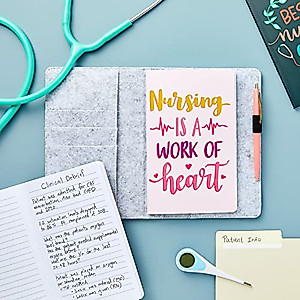 Juvale 8 Pack A5 Nurse Notebook Set, Nurse Appreciation Gifts for Graduation, Retirement, Medical Students (5 x 8 In)