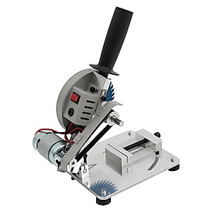 Mini Miter Saw, 4 inch Electric Chop Saw Mini Table Saw, Portable Tabletop Saw 0-45° Adjustable Metal Wood Cutting Machine Manual Chop Saw for DIY Model Compound Cutting Tool