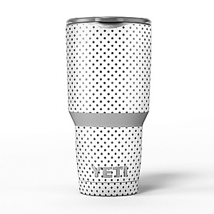 Design Skinz Black and Gray Fade Polka Dots - Skin Decal Vinyl Wrap Kit Compatible with The Yeti Rambler Cooler Tumbler Cups