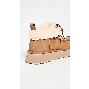 UGG Women's Funkarra Cabin Cuff Slipper, Chestnut, 9