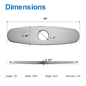 Kitchen Sink Faucet, Kitchen Faucet Stainless Steel with Pull Down Sprayer Brushed Nickel Single Handle Single Hole Pull Out Kitchen Faucets for Bar Laundry rv Utility Sink with Deck Plate
