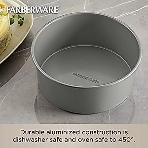 Farberware Specialty Bakeware Nonstick Baking Set for Pressure Cooker or in The Oven, 4 Piece, Gray